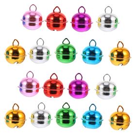 Decor Mini Colourful Metallic Hanging Christmas Tree Bell Set Of 18 ...