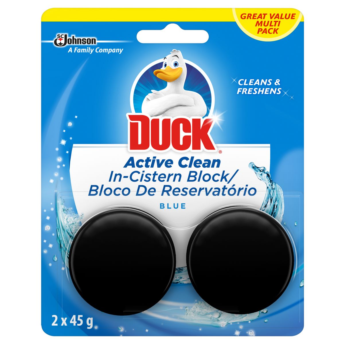 Duck Active Clean Multi Pack Blue 2x45g | Shop Today. Get it Tomorrow ...