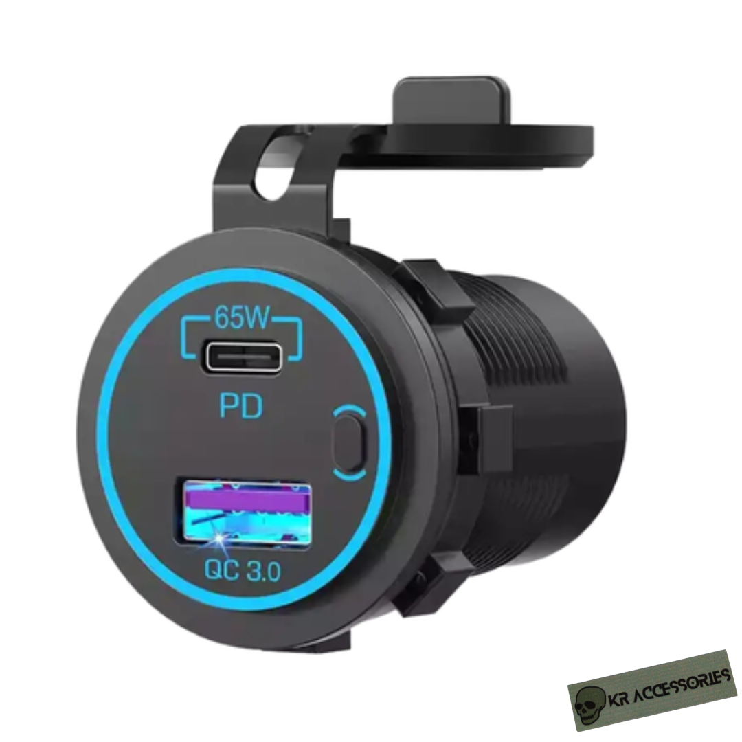 MC PD Type C Socket & USB Port (65W+18W) | Shop Today. Get it Tomorrow ...