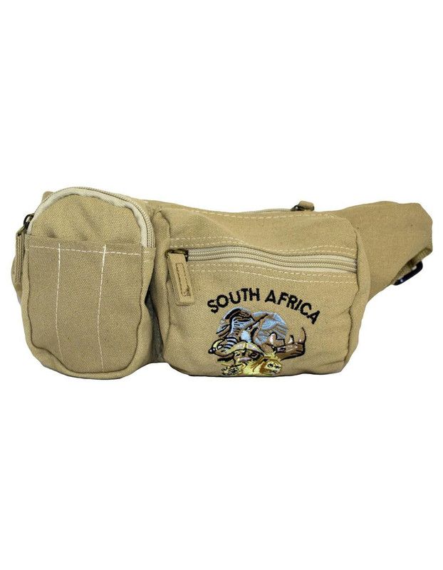 Fino SK-MB729 Canvas Waist Bag/Souvenir Bags with SA Big five ...
