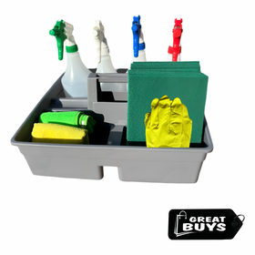 Multi-Purpose Carry Caddy Starter Kit - With Bottles and Key Holder ...