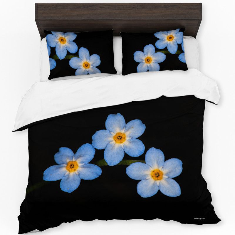 Wood Forget me not Duvet Cover Set by Annette Heymans | Shop Today. Get ...