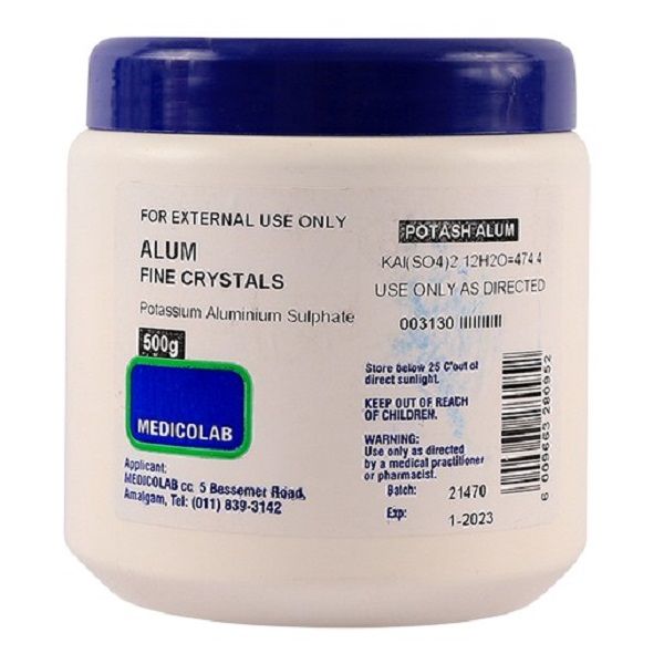 Medicolab - Alum Fine Powder Crystals 500g | Shop Today. Get it ...