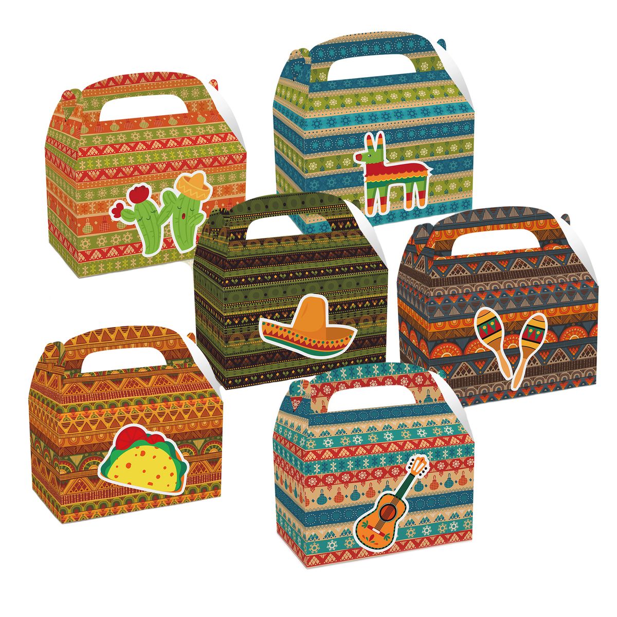 Party Favor Boxes - Llama Mexican Theme -12 Boxes | Shop Today. Get it ...