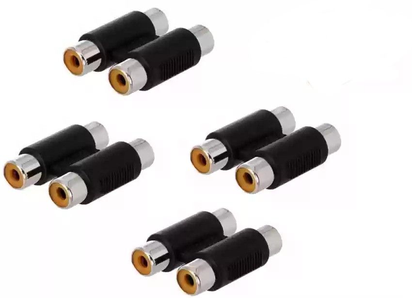 Adapter 2 RCA (Female) TO 2 RCA (Female) PACK of 4 | Shop Today. Get it ...