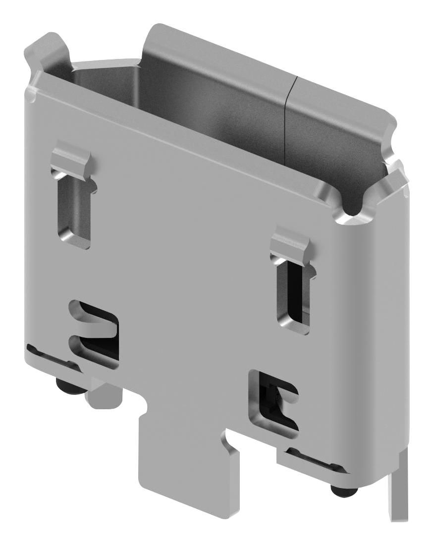 Gct (USB3160-30-0070-1-C) USB Stacked Connector, Ultra Low Profile, 2 ...