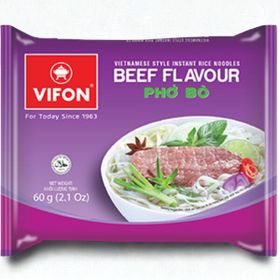 Instant Rice Noodles - Pho Beef Flavour 60gr x 6 | Shop Today. Get it ...