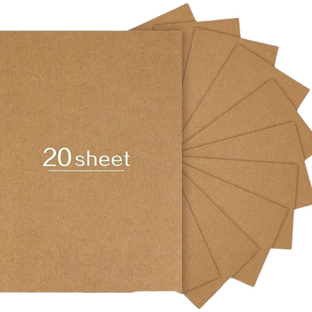 Self Adhesive Printable Kraft Label Paper - A4 - 20 Sheets | Shop Today ...
