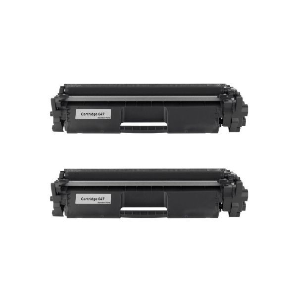 Inksaver Canon C-047 | C047 | 047 Pack of 2 Compatible Black Toners ...