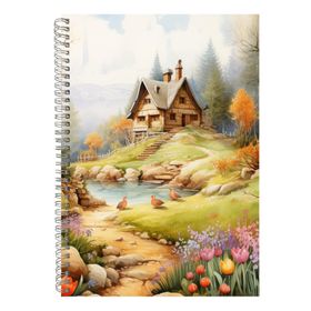 Pond A4 Notebook Spiral Lined with Easter Graphic Design Notepad ...