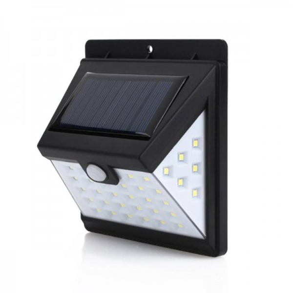 YC-SW5070 - Solar Powered LED Wall Light With PIR Sensor + CDS Night ...