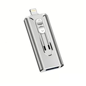 512GB 4 in-1 USB Flash Drive-Silver, Type-C Adapter, High-Speed | Shop ...