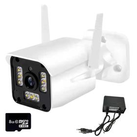 9 LED ICR Night Vision HD Wireless Network Security Camera & 8GB SD ...