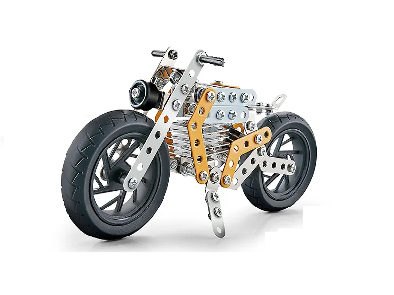 HEMCO Kids Brain Development Screw And Nut Metal Puzzle Bike 162 Piece ...