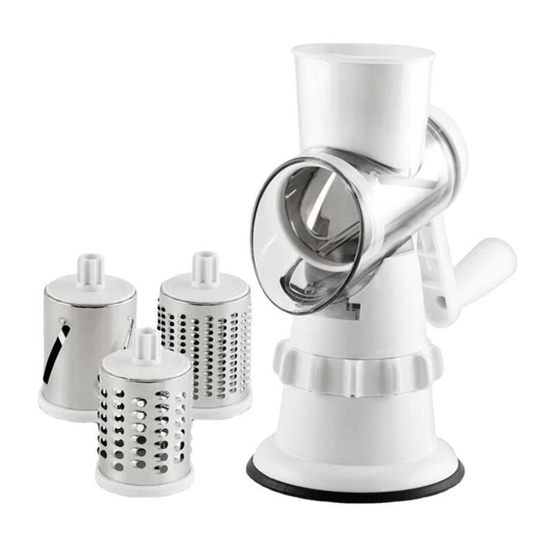 3in1 Multifunctional Vegetable Chopper Hand Slicer Rotary Cut Chopper ...