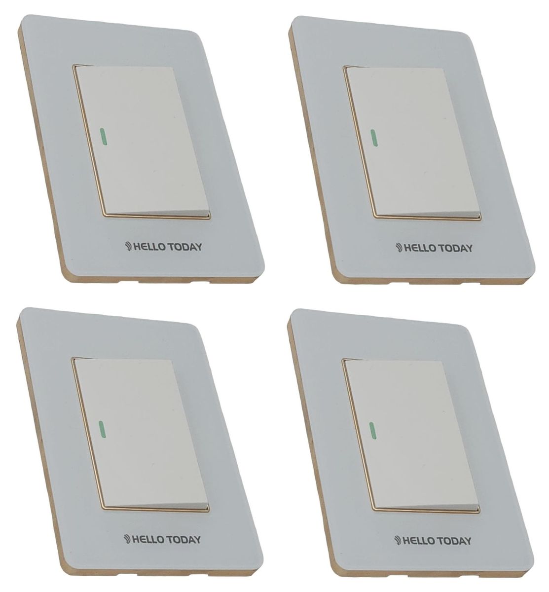 Hello Today Acrylic Gloss Single Lever 2 Way Light Switch - 4 Pack ...