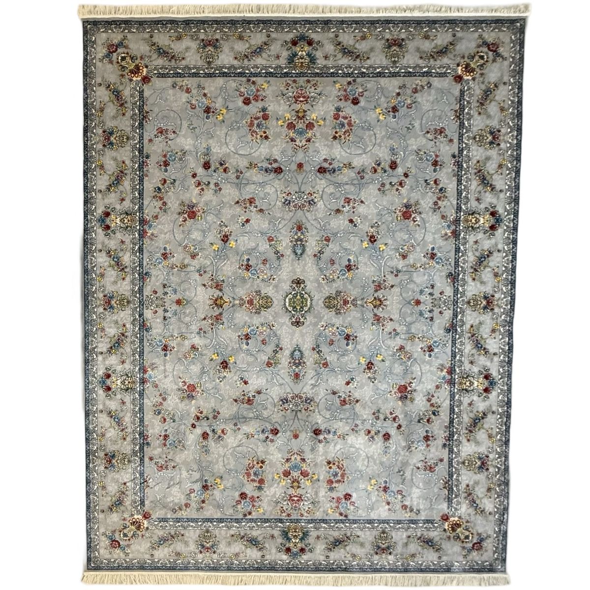 Rugs & Decor / Beautiful Detailed Floral Grey Iran Rug - 400 x 300 cm ...