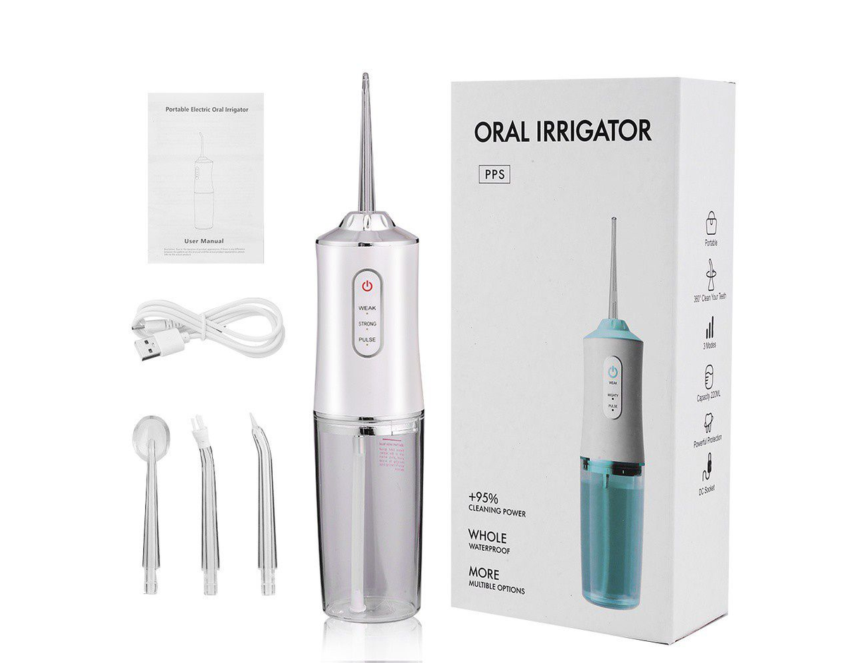 Portable Rechargeable Oral Irrigator | Shop Today. Get it Tomorrow ...