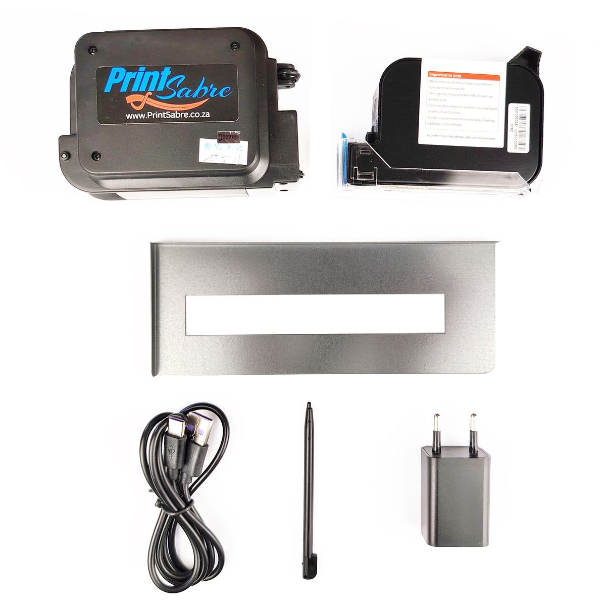 PrintSabre 2 Smart - Portable Handheld Date Code Printer + Black ...