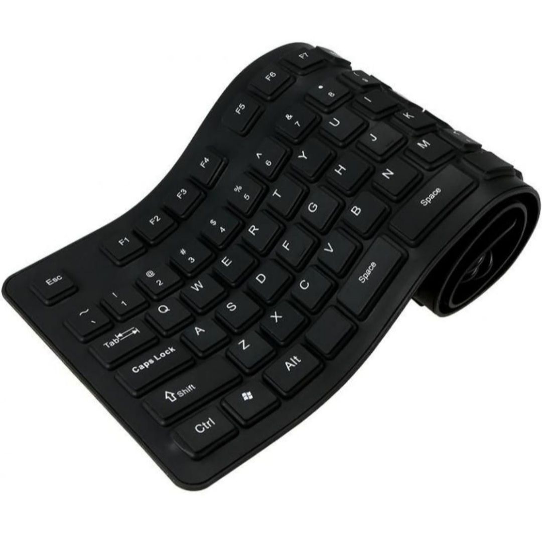 Portable flexible Ultra-slim wired keyboard Soft Silent Typing | Shop ...