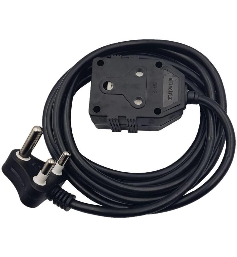 Extension Cord with back to back coupler Black - 5m | Shop Today. Get ...