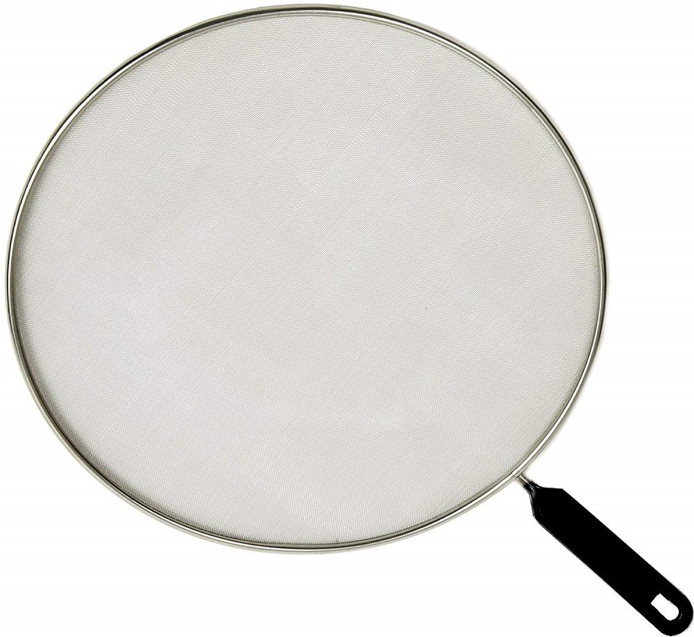 25cm Kitchen Stainless Steel Splatter Screen Mesh - Black | Shop Today ...