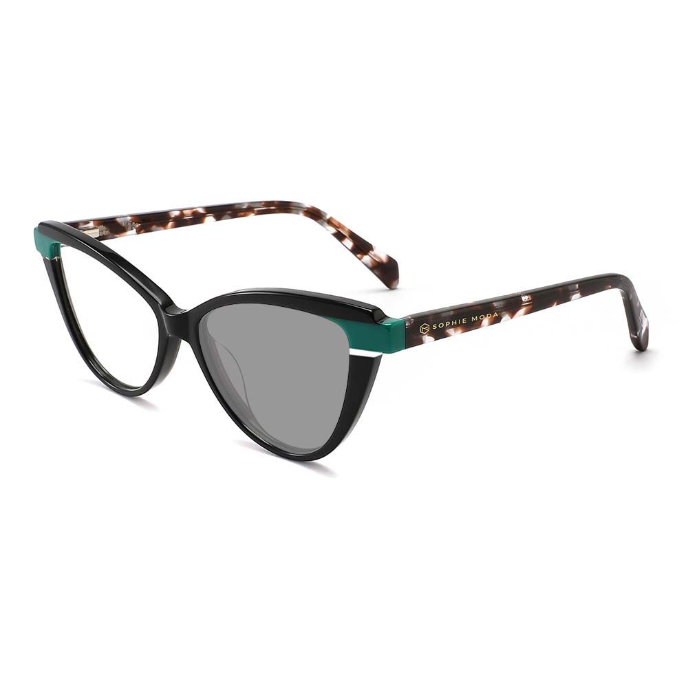 Sophie Moda - Photochromic Blue Light Blocking Fashion Glasses: Sienna ...