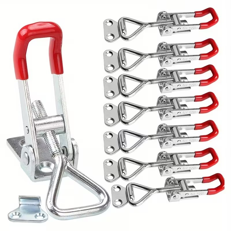 10 Pieces Adjustable Metal Latch Toggle Clamps - 163kg Holding Capacity ...