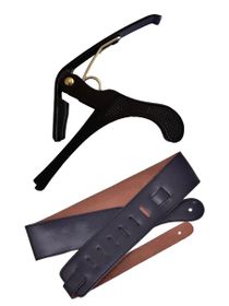 Fender Guitar Capo And Leather Guitar Strap | Shop Today. Get it ...