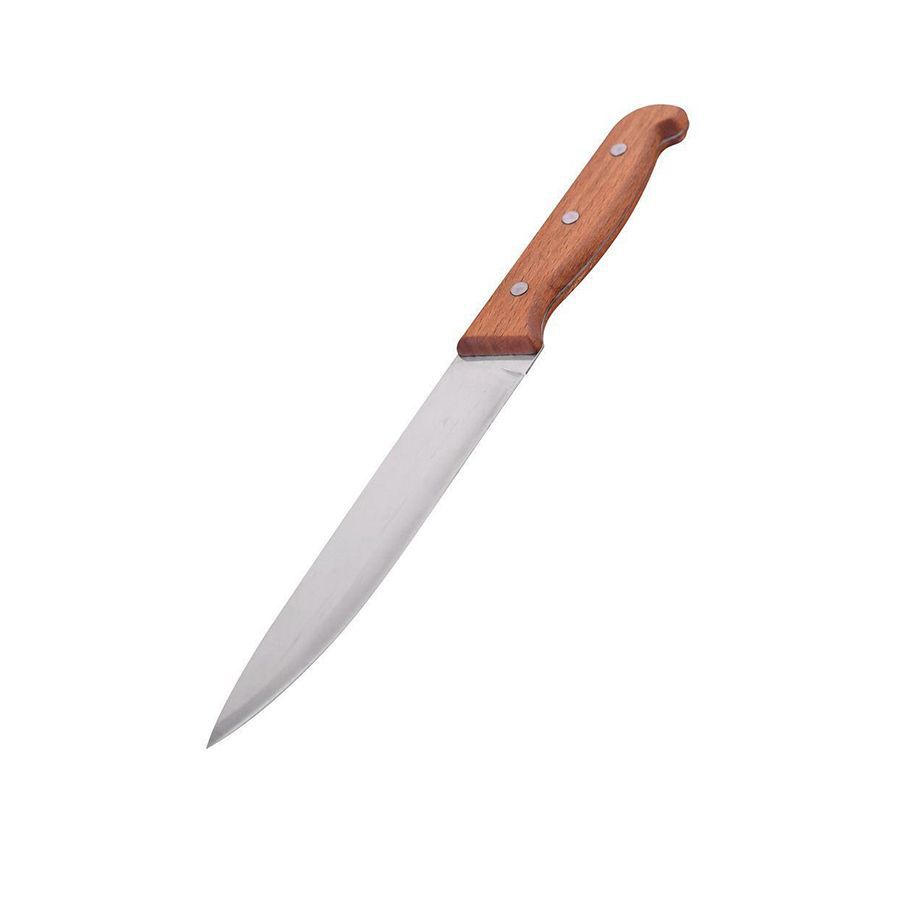Sleek Classic Wood Grip Sturdy Stainless Steel Steak Knife | Shop Today ...