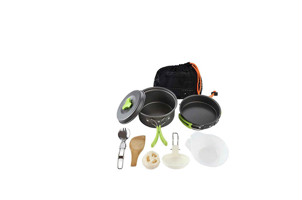 Compact Camping Cookware Collapsible Mess Kit | Shop Today. Get it ...