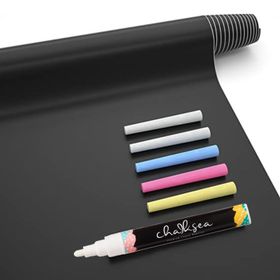 Blackboard Vinyl with Chalk Marker & 5 Chalks | Shop Today. Get it ...