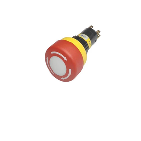 PBME25TRP-L24-65 25mm Emergency Push Button Rotary Release 24V LED IP65 ...