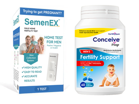 FertilitySure Conceive Prep + SemenEX Male Fertility Bundle - Complete ...