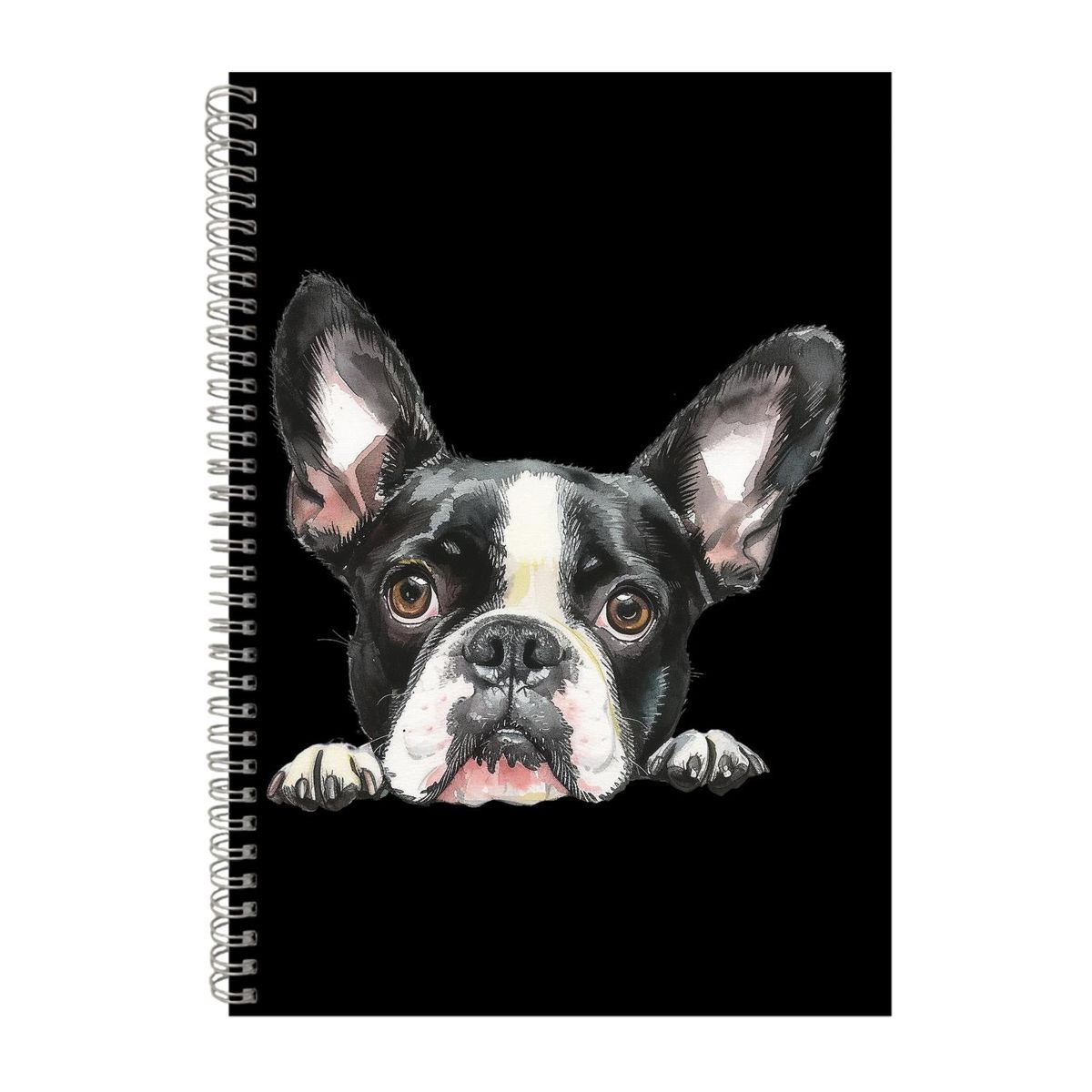Boston Terrier 2 A4 Notebook Spiral Lined Notepad Dog Idea 373 | Shop ...
