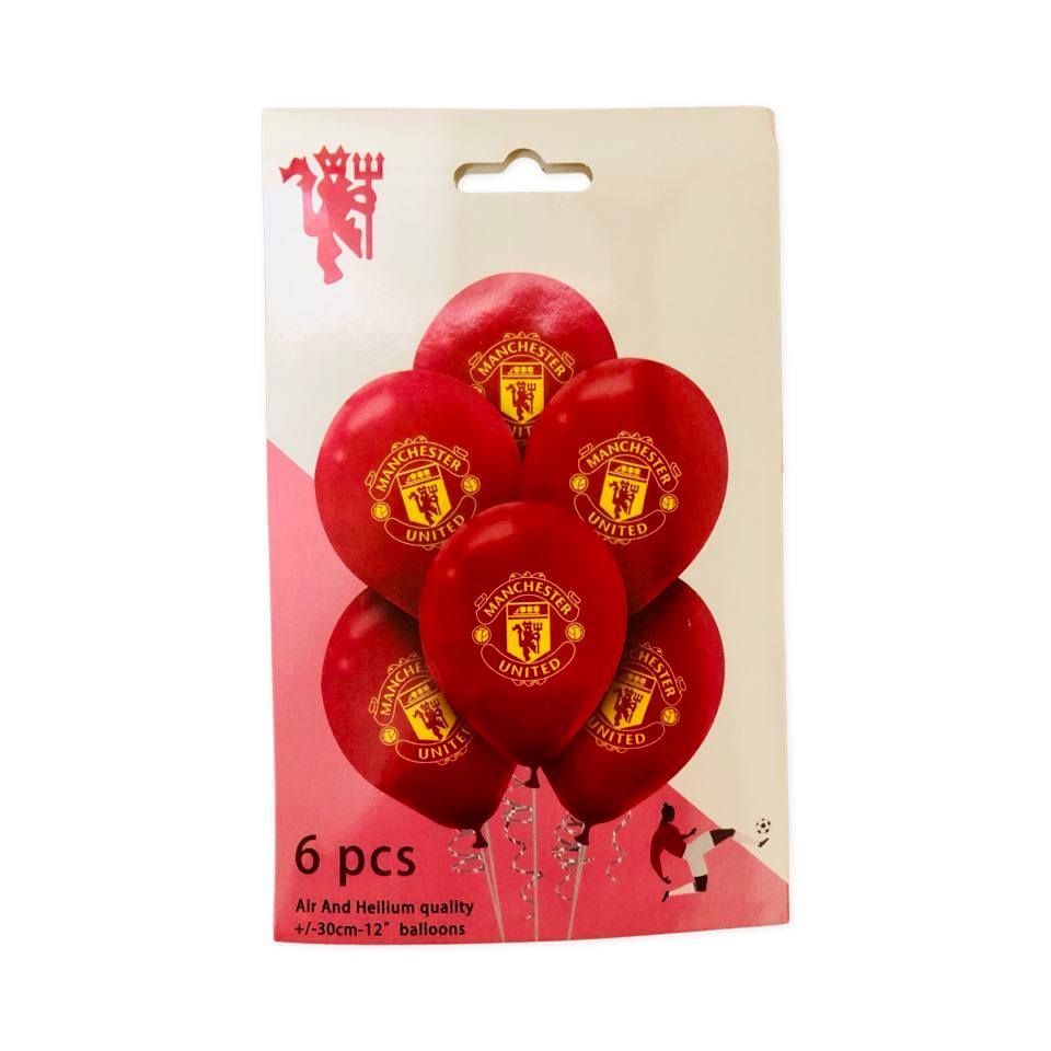 Manchester United Themed Balloons - 6 Pieces | Shop Today. Get it ...