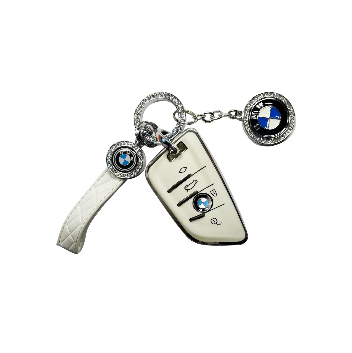 BMW Car Key Cover Protector And Key Ring For 1 3 5 X Series TPU