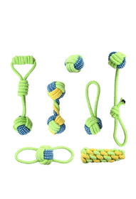 Cotton Knotted, Rope Teeth Cleaning Chew Toy for Dogs. | Shop Today ...
