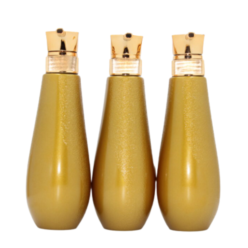 20 x 300ml Luxurious Oval Shaped Bottles With Gold Pump Sprays | Shop ...