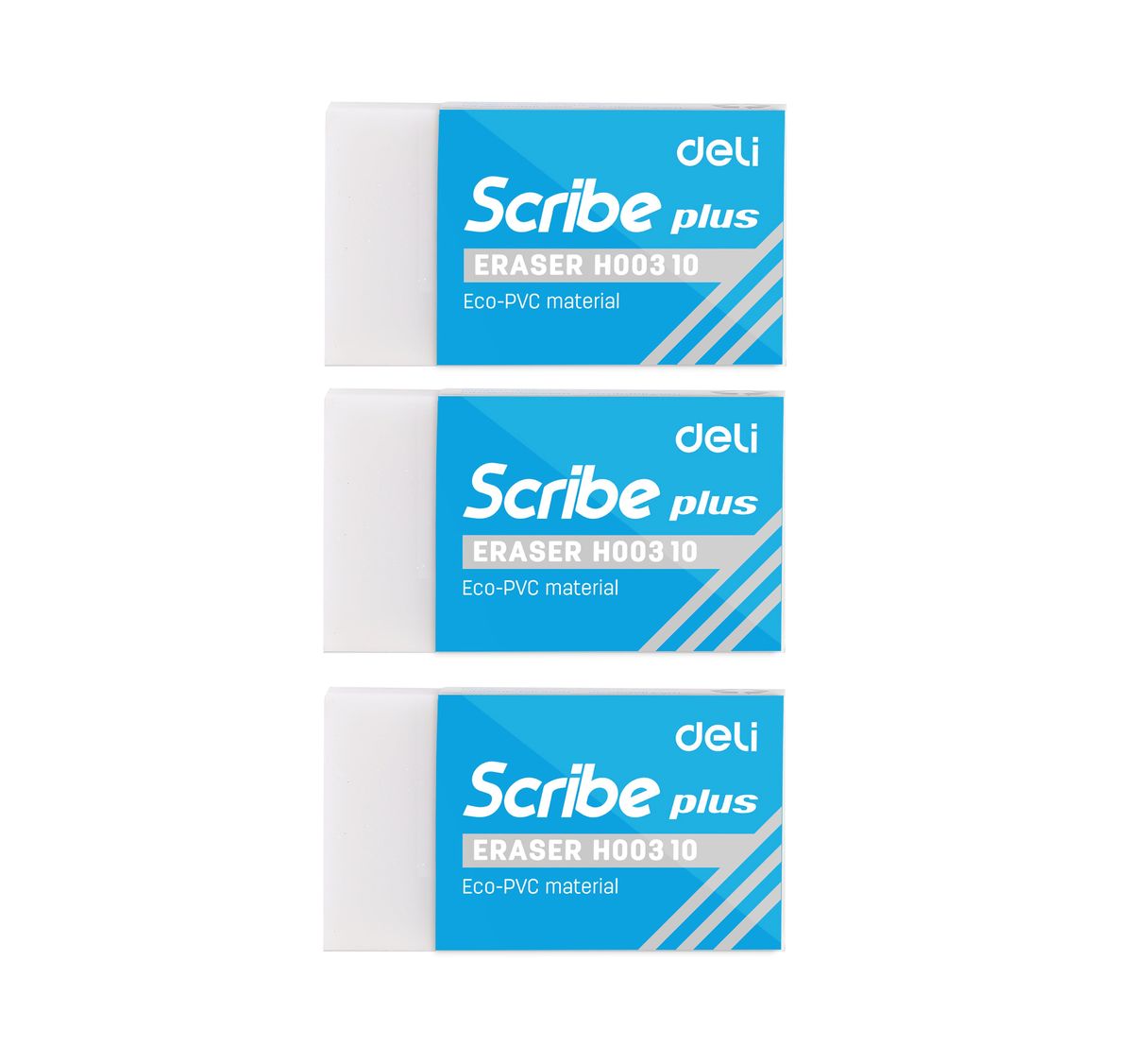 Deli-H00310 Scribe Plus Eraser 3 Piece | Shop Today. Get it Tomorrow ...