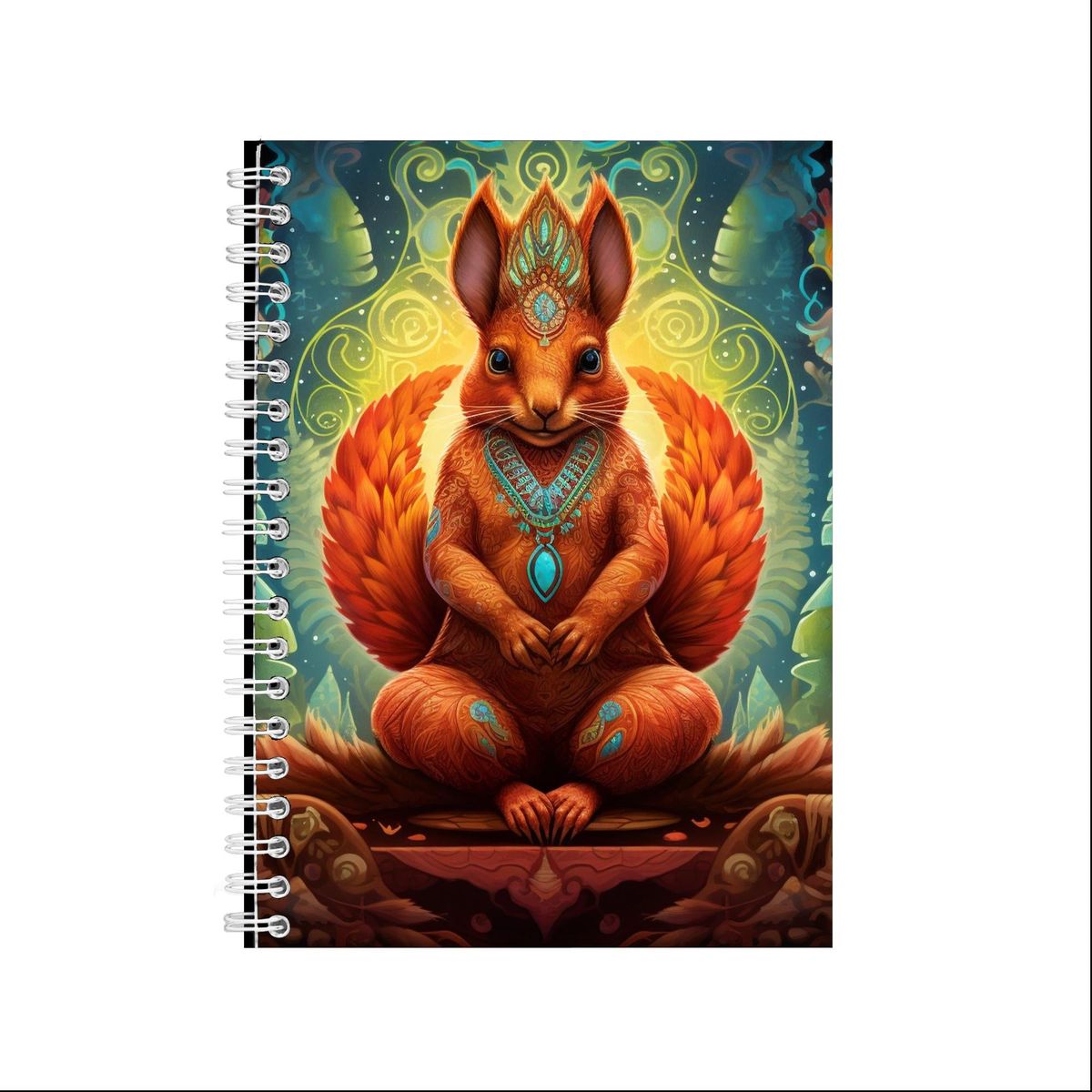 Psychedelic Red Squirrel 2 A5 Spiral Notepad Gift Idea | Shop Today ...