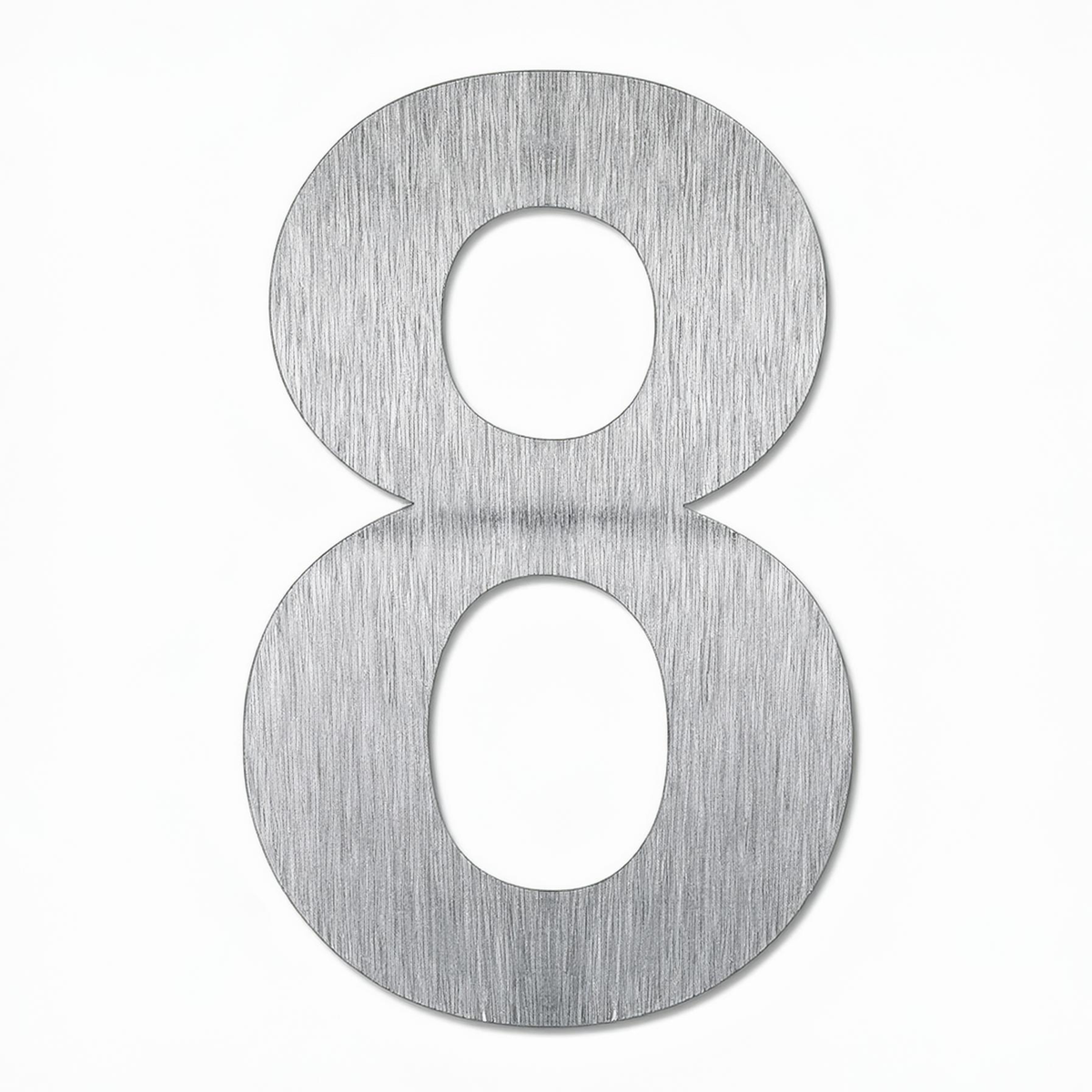 Modern Design Stainless Steel House Number 8 - Sleek, Durable & 228mm ...