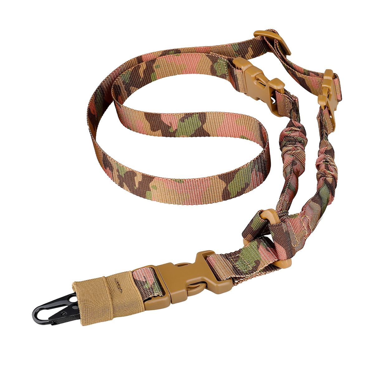 Adjustable Single Point Tactical Combat Rifle Sling for Outdoor Hunting ...