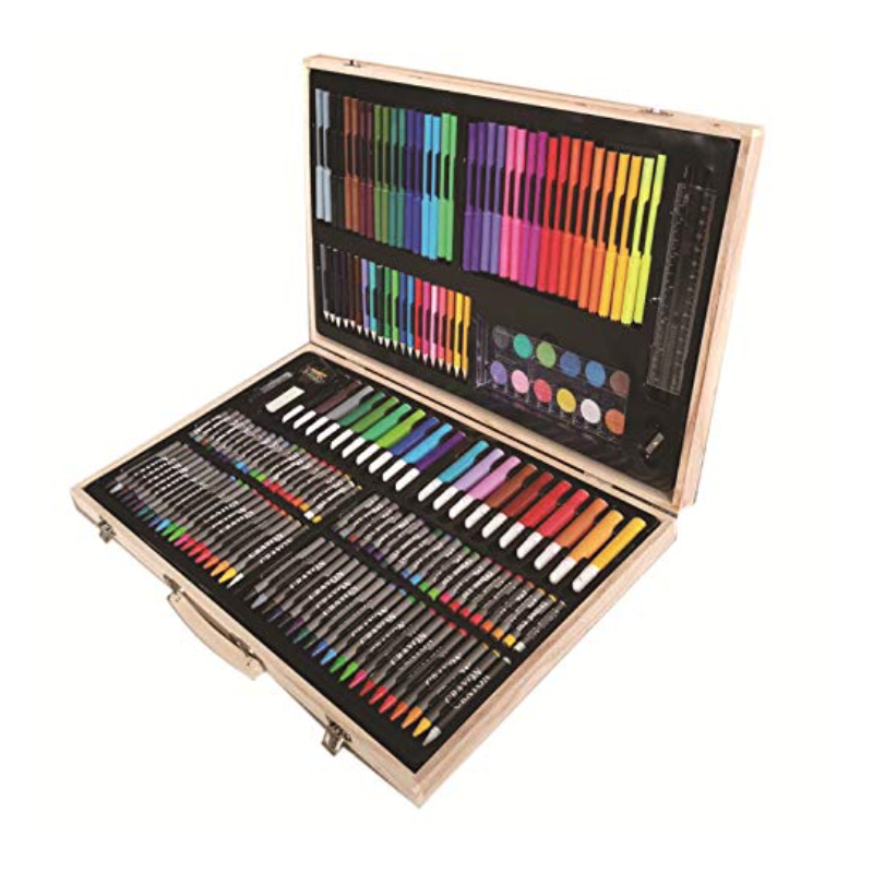 YG-208 Wooden Color Drawing/Painting 180 Piece Set | Shop Today. Get it ...