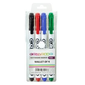 Collosso Slim Whiteboard Marker Fine Wallet of 4 | Shop Today. Get it ...