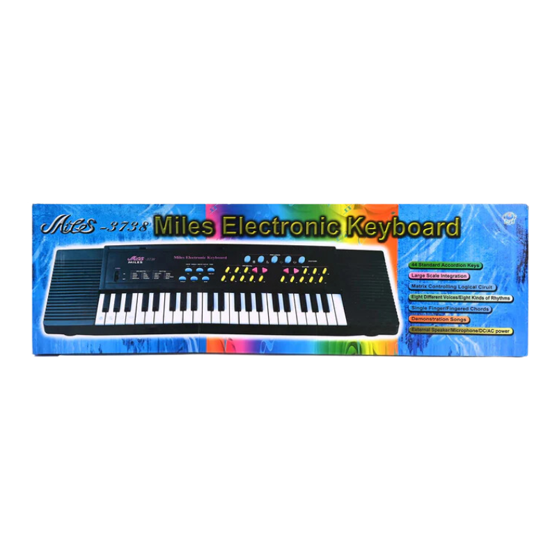 Miles 3738 Electronic Keyboard Works with Battery and Electricity ...