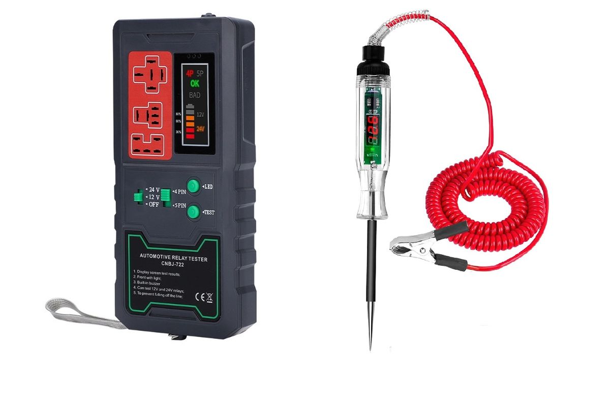 12v And 24v Automotive Relay Tester Voltcheck Pro Circuit Tester