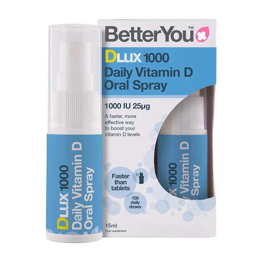 BetterYou Dlux1000 Vitamin D 1000 IU Daily Oral Spray 15ml | Shop Today ...