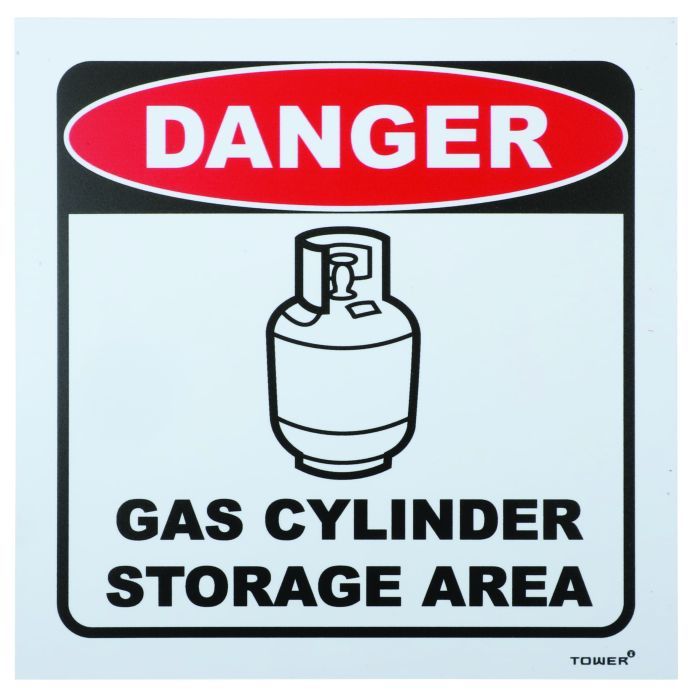 Danger Gas Cylinder Storage Area Sign 190 x 190mm | Shop Today. Get it ...