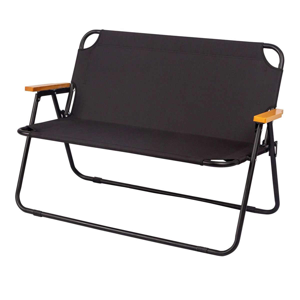 Double Camping Chair Sofa Loveseat, Oversized Folding Bench Chair ...